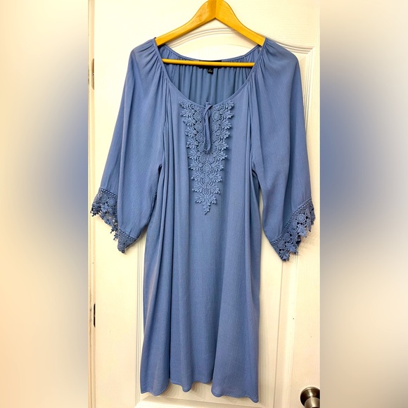 NAIF | Dresses | Vintage Elegant Embroidered Loose Fit | Poshmark